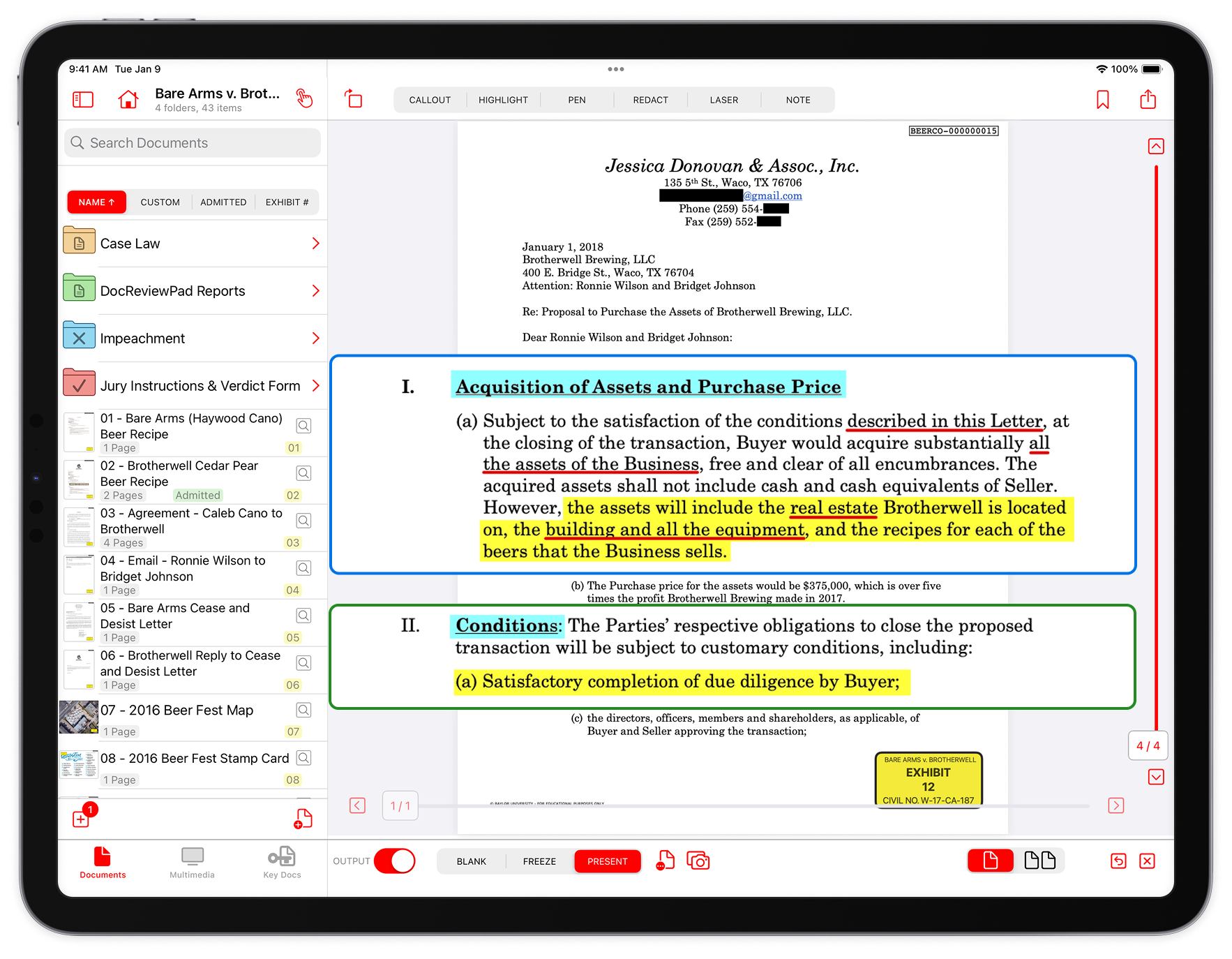 TrialPad - Trial Presentation Software